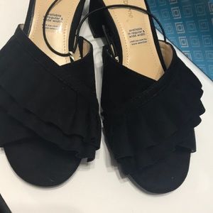 Liz Claiborne | Shoes | Liz Claiborne Black Slipon Sandals New | Poshmark